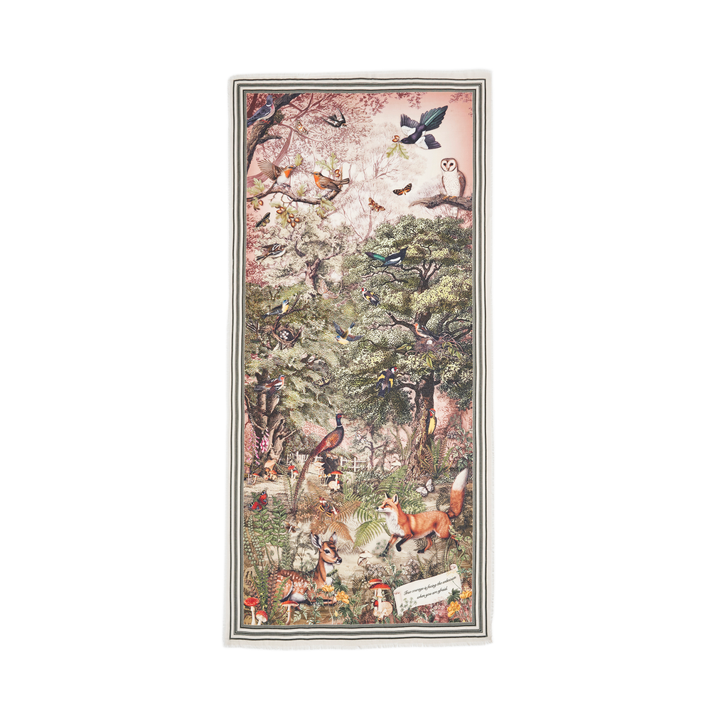 FABLE ENGLAND woodland tales scarf